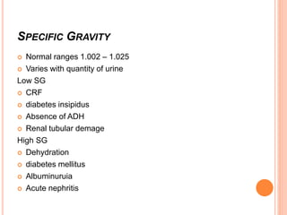 Renal function test | PPTX