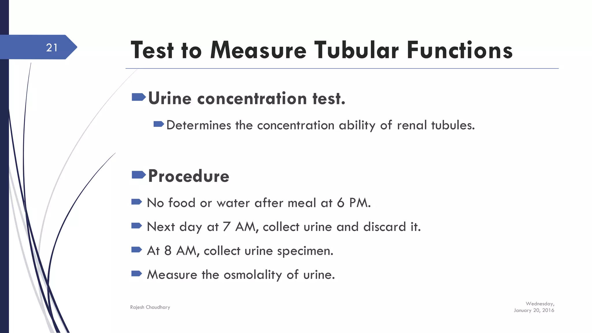 Renal function test | PDF