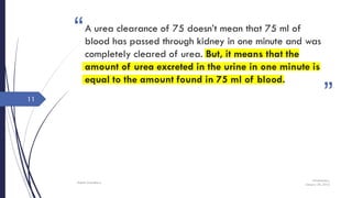 Renal function test | PDF