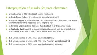 Renal function test | PPTX | Endocrine and Metabolic Diseases ...