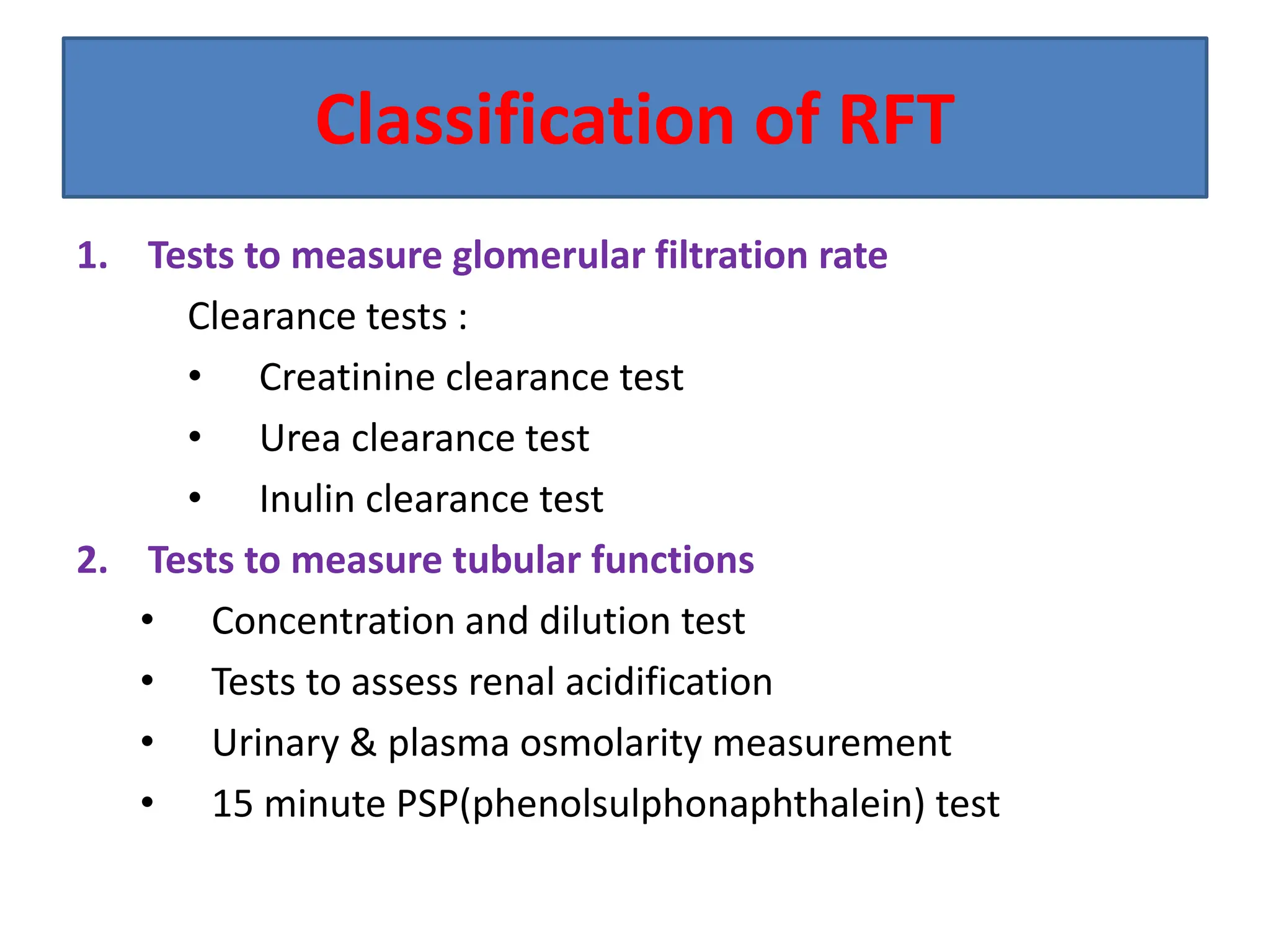 Renal function test and related abnormalities .pptx