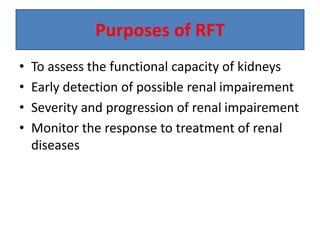 Renal function test and related abnormalities .pptx