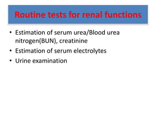 Renal function test and related abnormalities .pptx