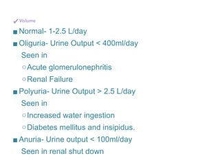 Renal Function Test, the contents, and procedures.pptx