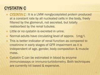 Renal function test | PPTX