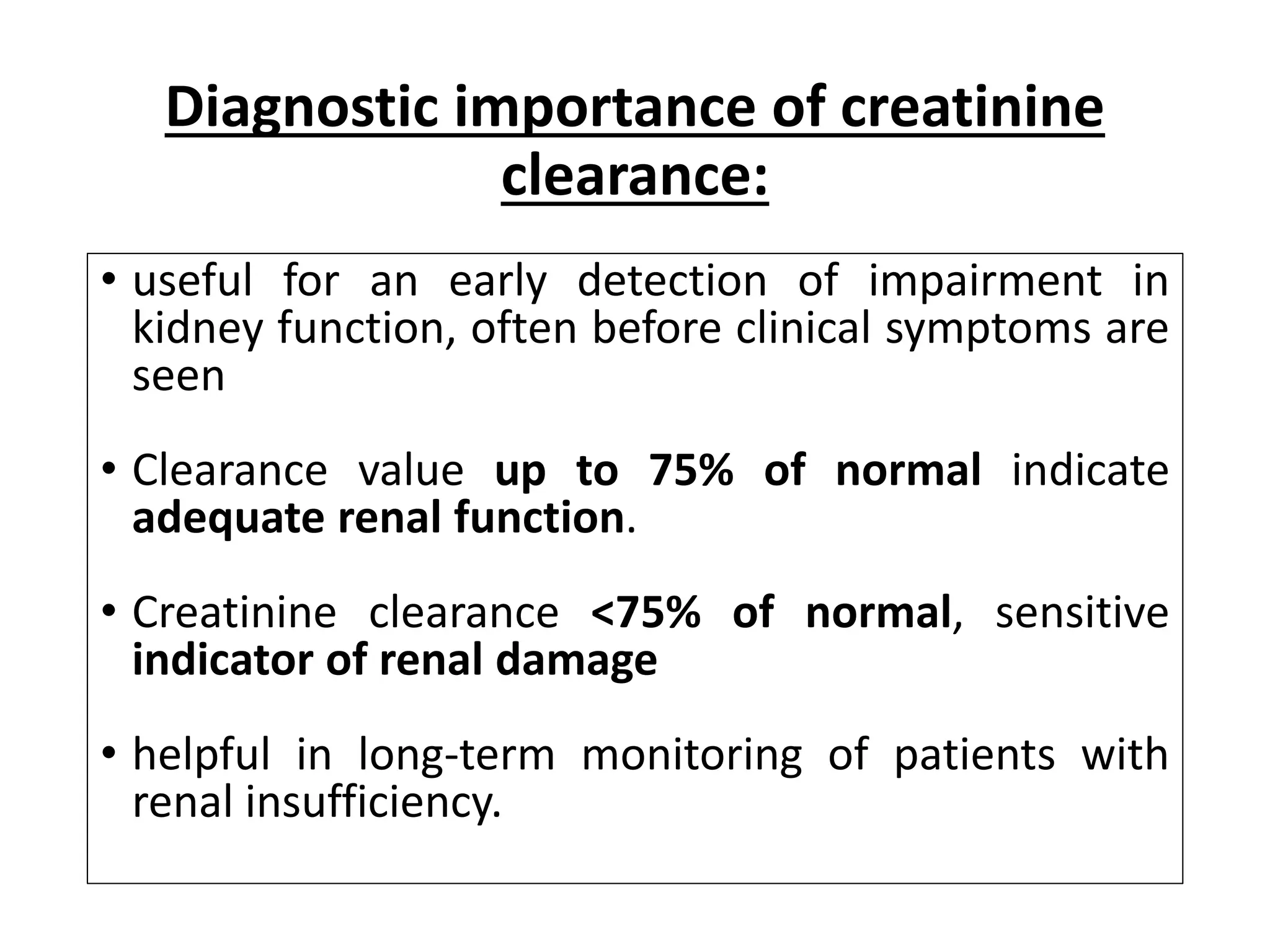 Renal function test for mbbs, bds, nursing, paramedics .pptx