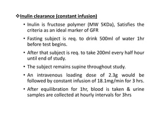 Renal function test for mbbs, bds, nursing, paramedics .pptx