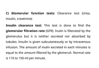 Renal Function Test_Nursing.pptx. Kidney Function Test | PPTX | Blood ...