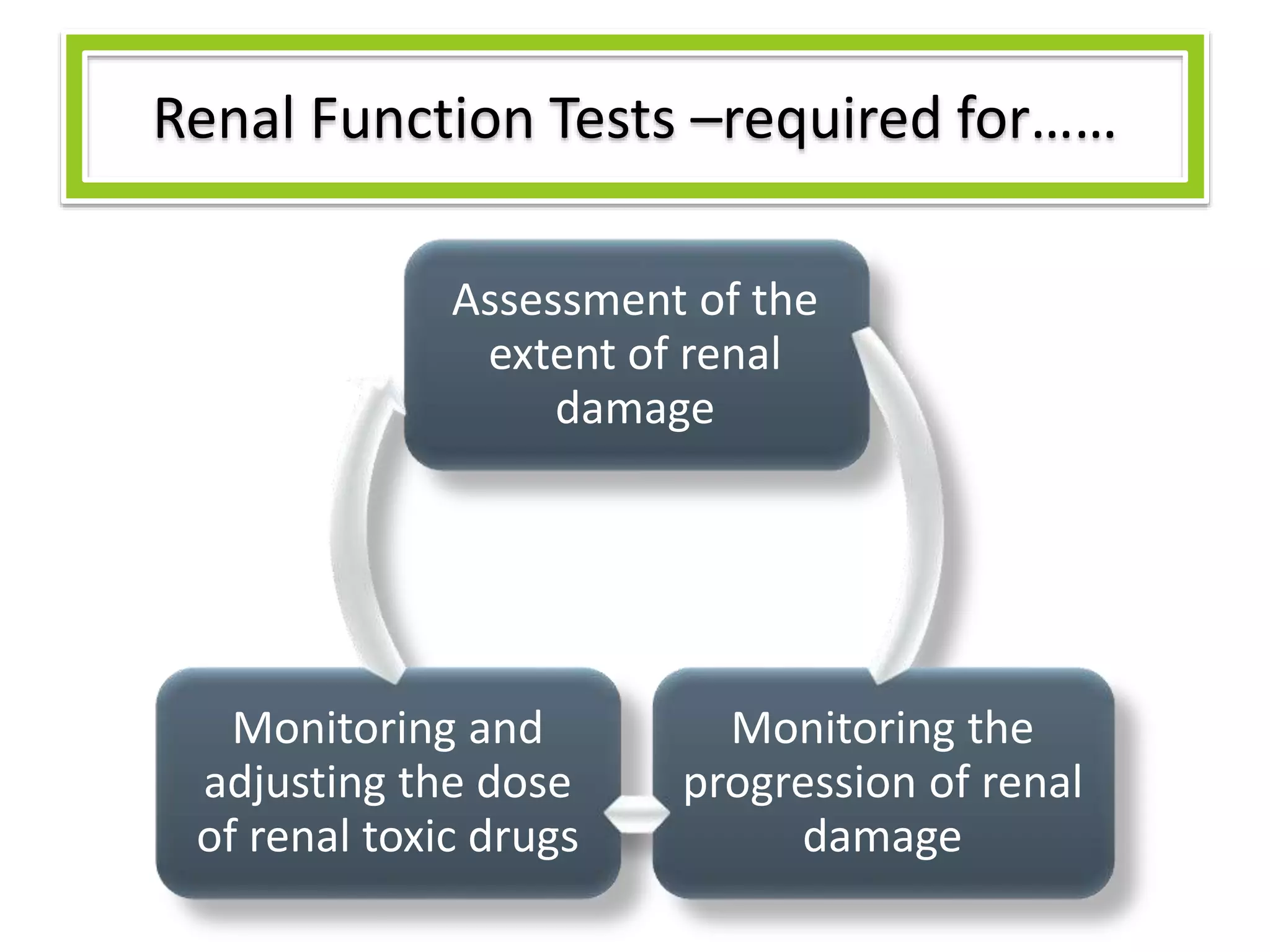 Renal function tests | PPTX
