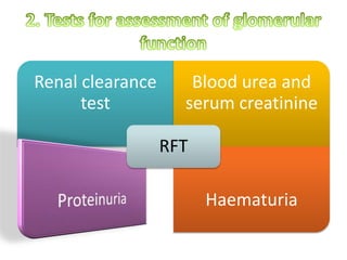 Renal function tests | PPT