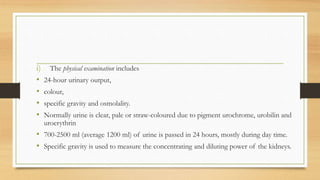 Renal function tests | PPTX