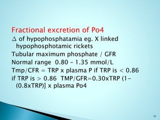 Renal function tests - Dr. K. Santha | PPT