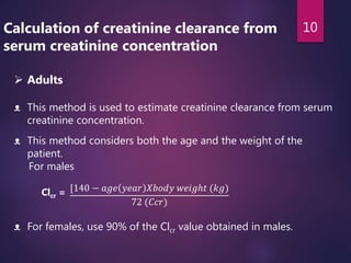 Renal impariment | PPTX