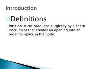 Renal incision | PPTX