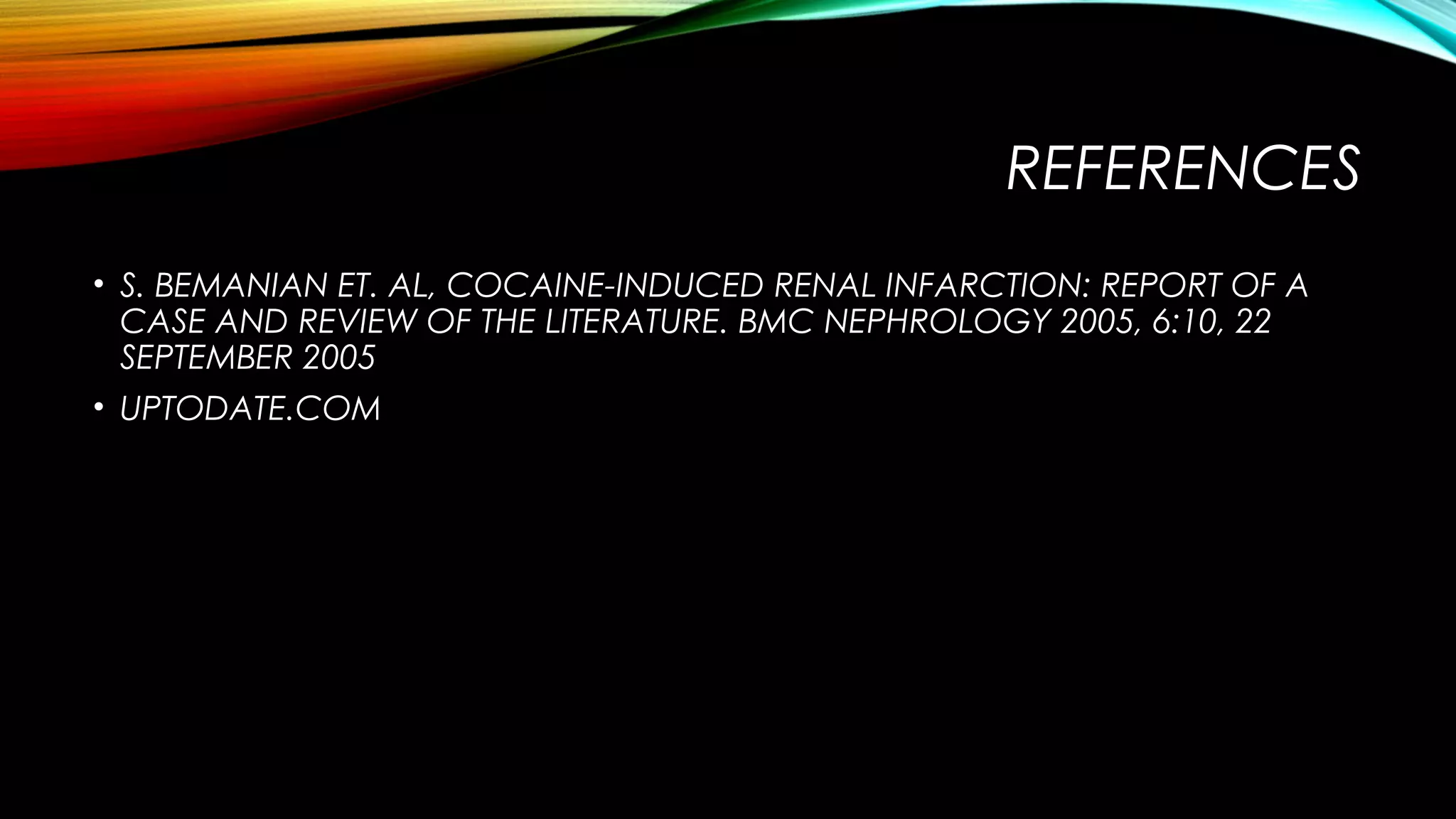 Renal infarction morning report 2-10-2014 | PPT