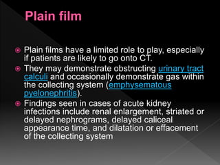 Renal infections radiology | PPTX
