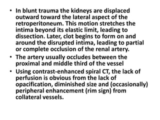 Renal injury-RADIOLOGY | PPTX