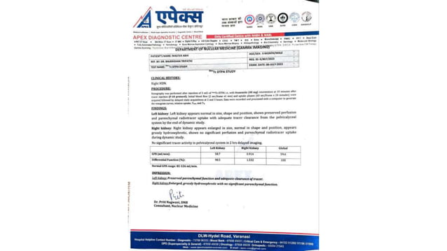 Renal Dynamic Scan - Isotope Scan - DTPA | PPTX