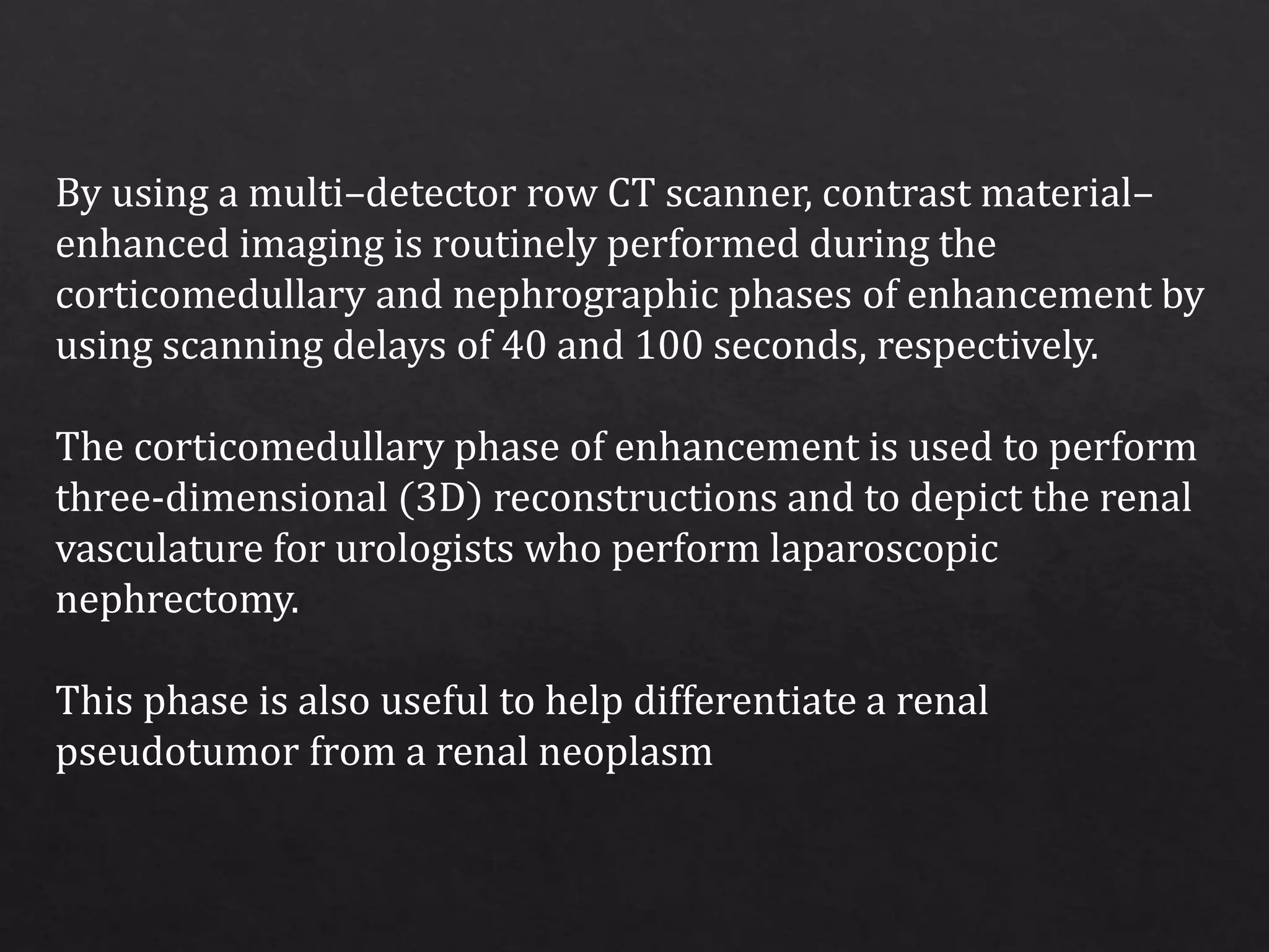 Imaging of Renal Tumors | PPTX