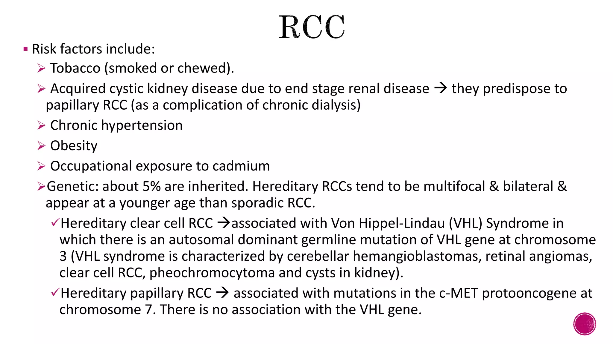 Renal pathology lecture 4 Tumors of kidney and urinary tract. Sufia ...