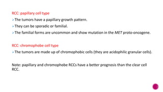 Renal pathology lecture 4 Tumors of kidney and urinary tract. Sufia ...