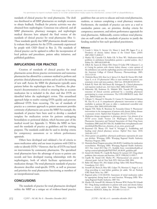 Renal pharmacists nephrology- pharmaceutical care N 81 | PDF