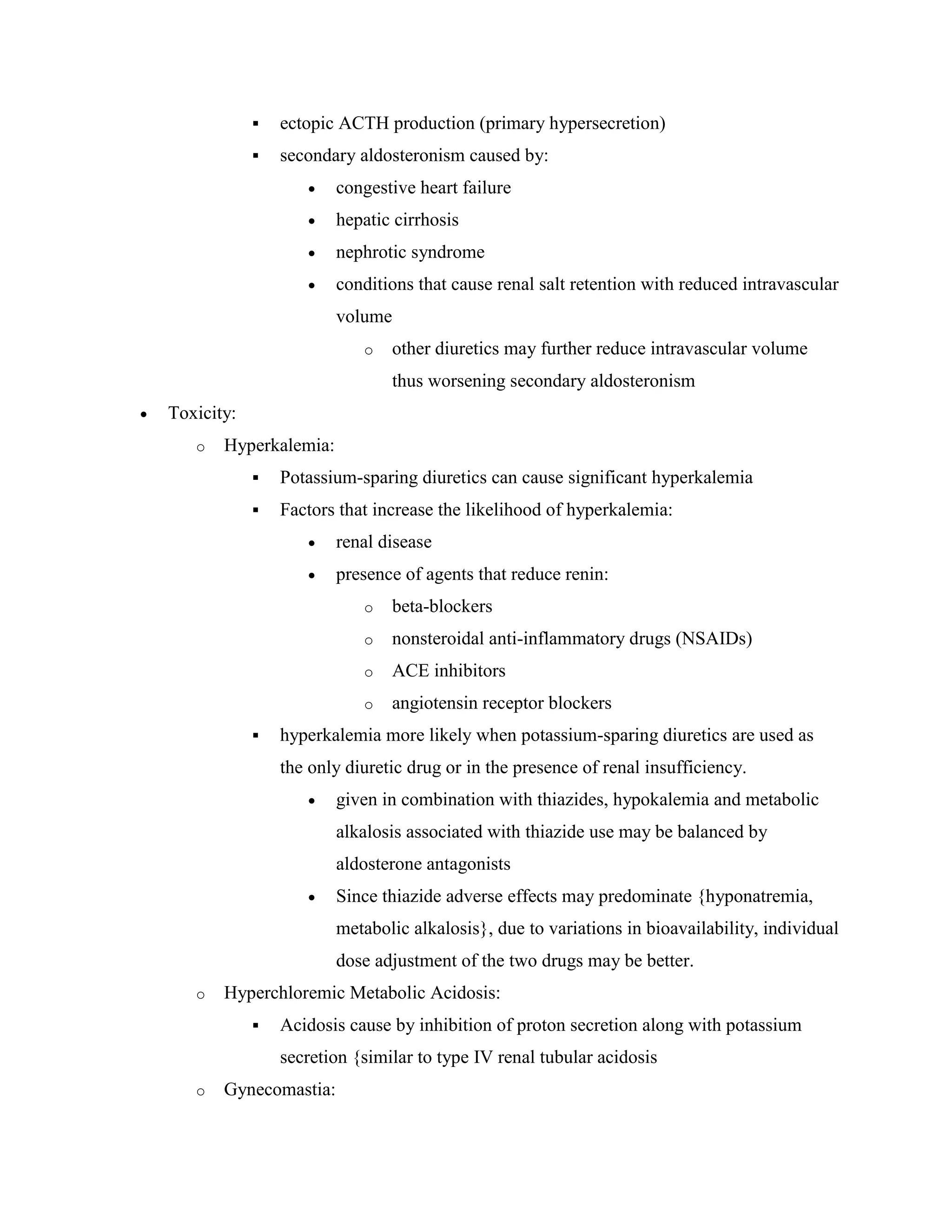 Renal pharmacology | PDF