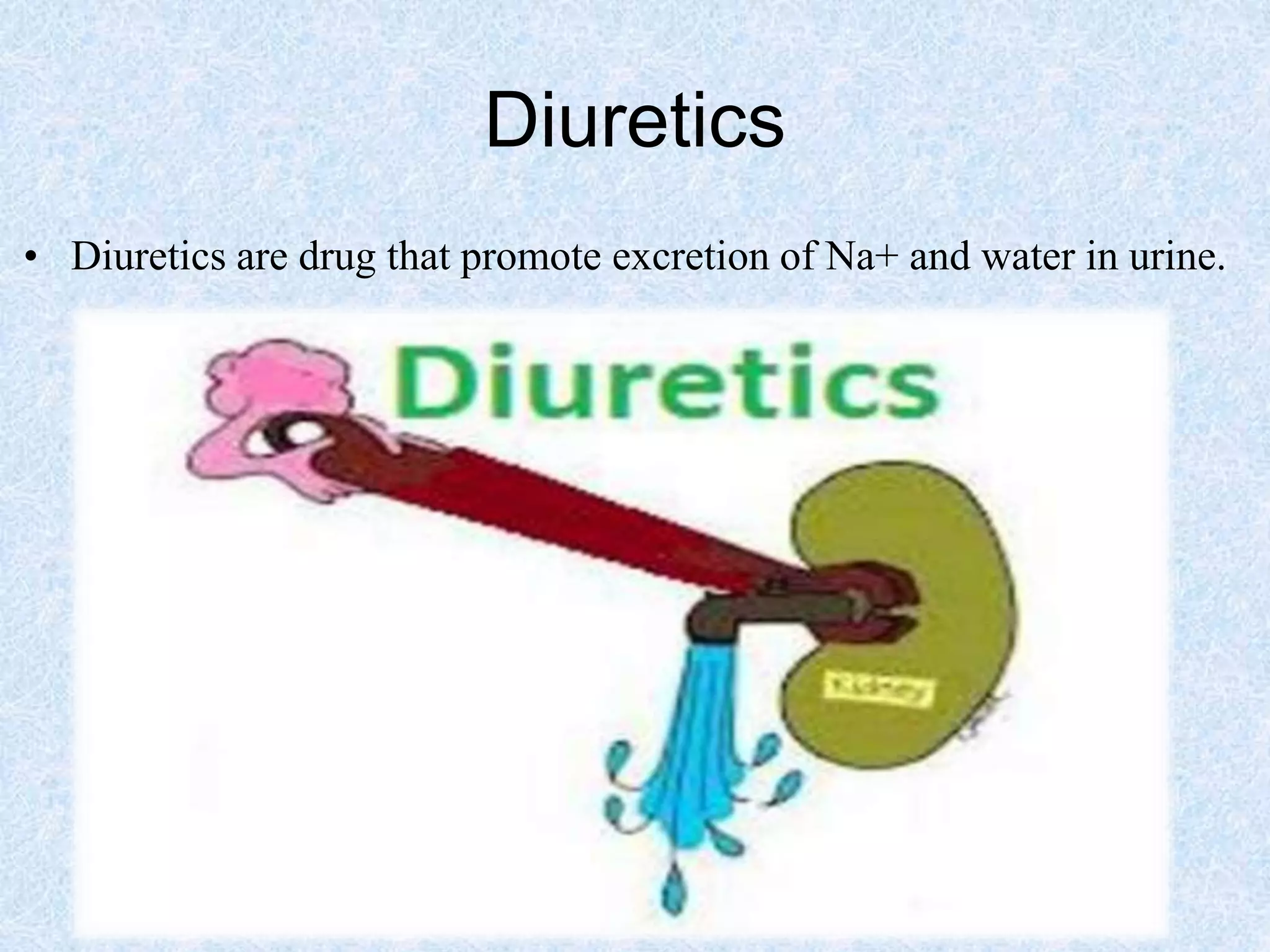 Renal pharmacology | PPTX