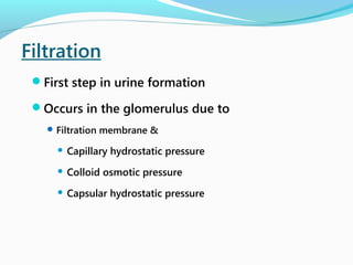 Renal phsyiology edited | PPT