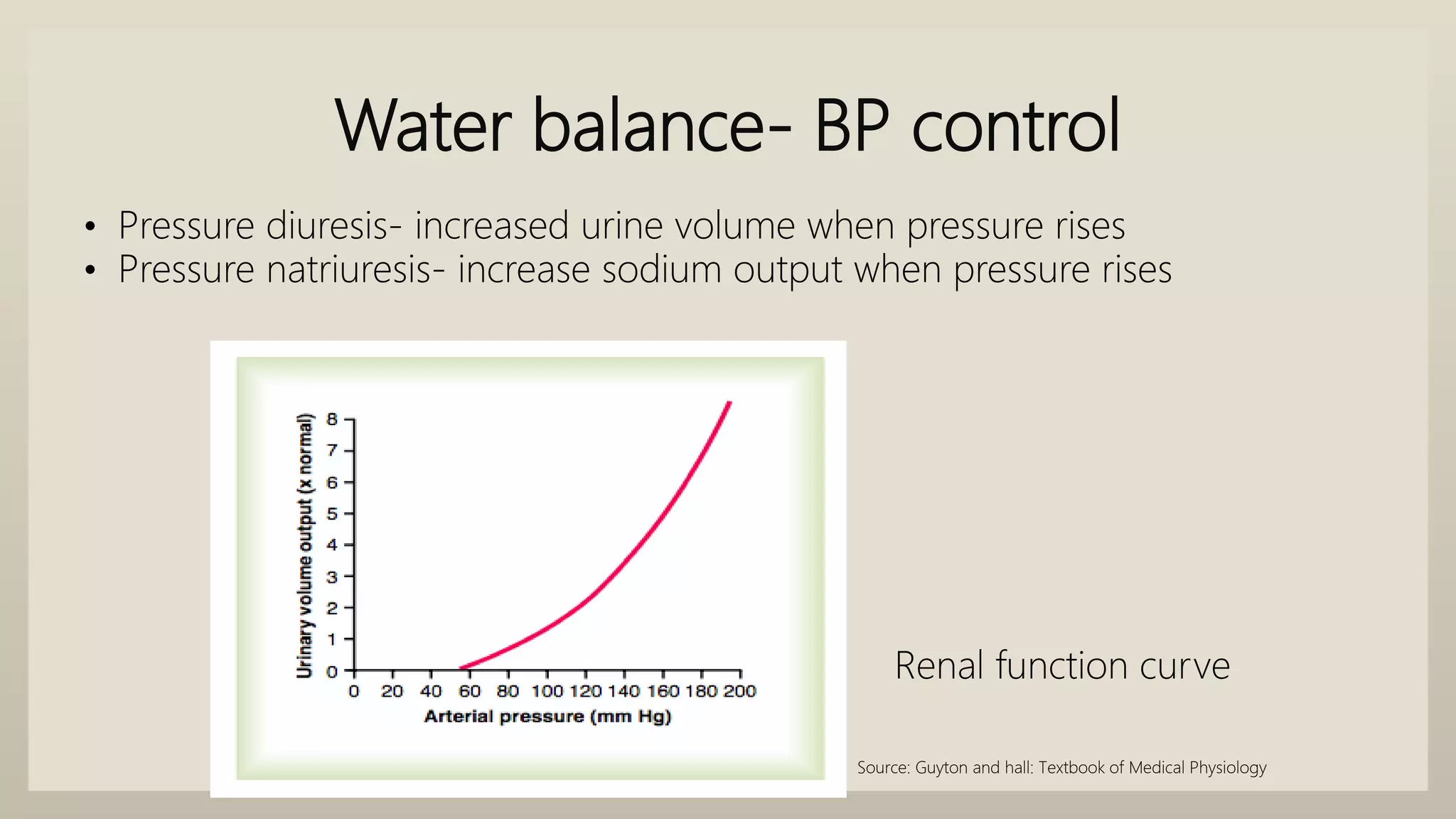 Renal physiological function | PPTX