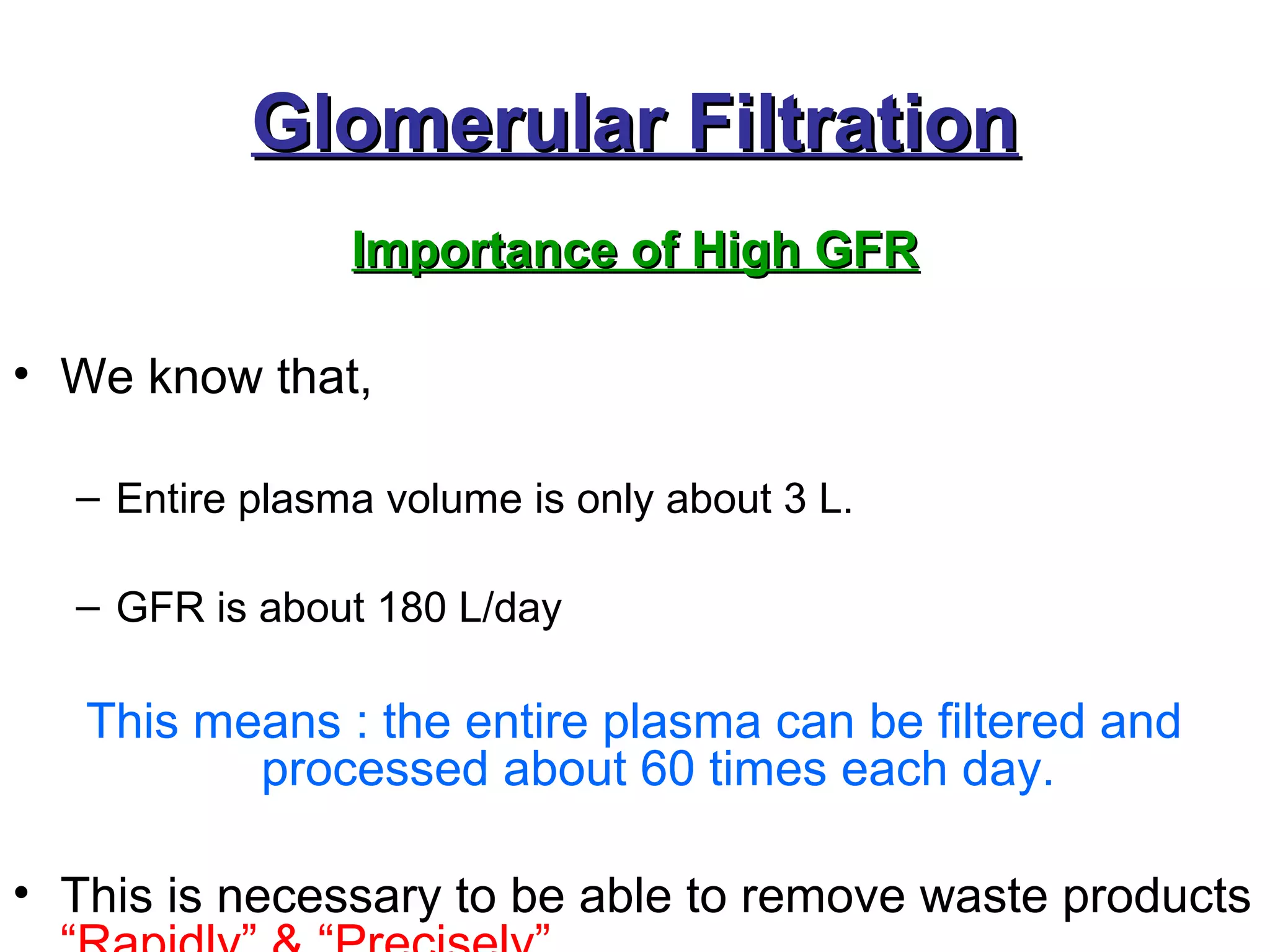 Renal physiology 2 | PPT