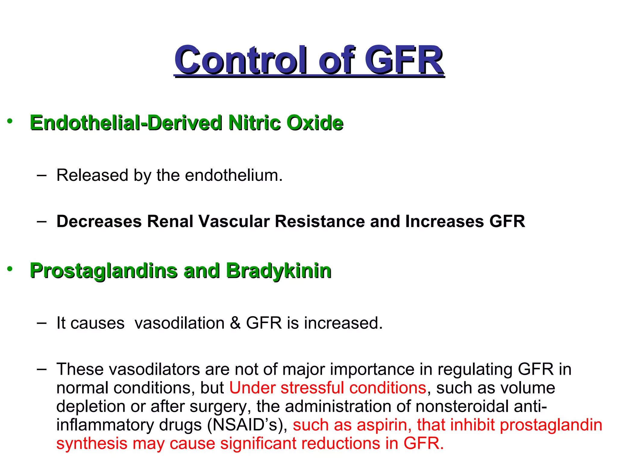 Renal physiology 2 | PPT