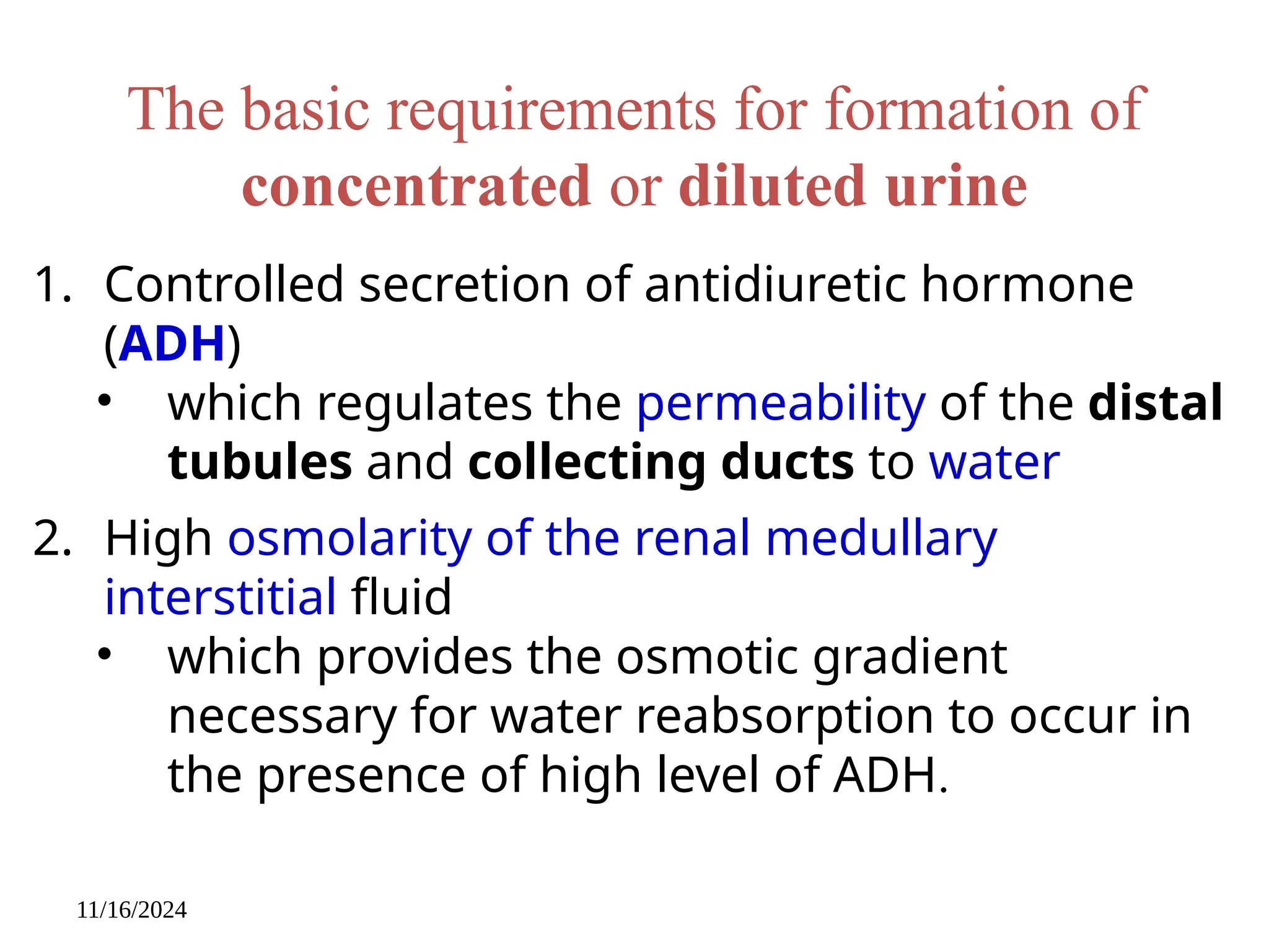 renal physiology power point presentation | PPTX