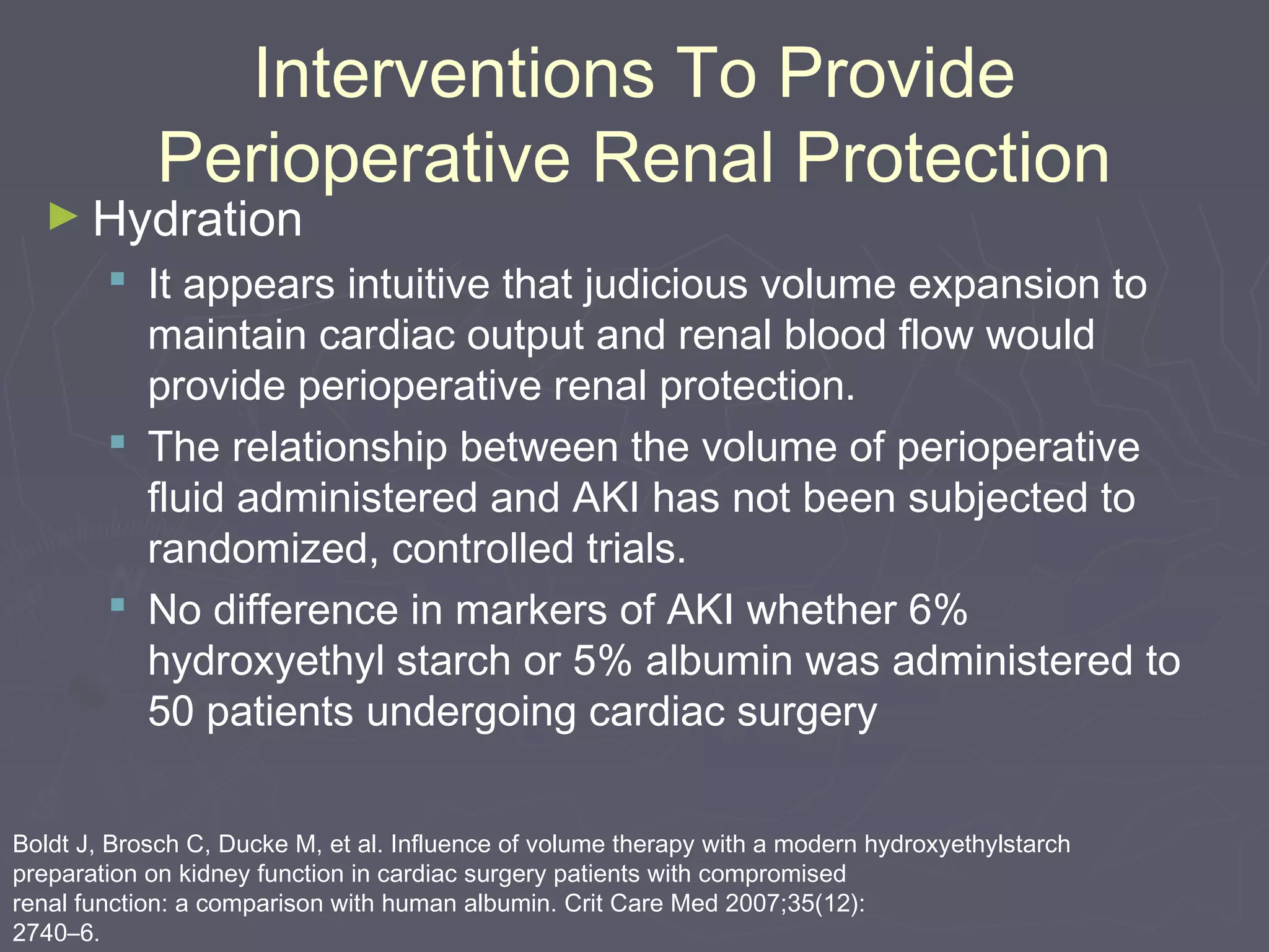 Renal protection during cardiac surgery iii | PPT