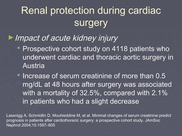 Renal protection during cardiac surgery iii | PPT