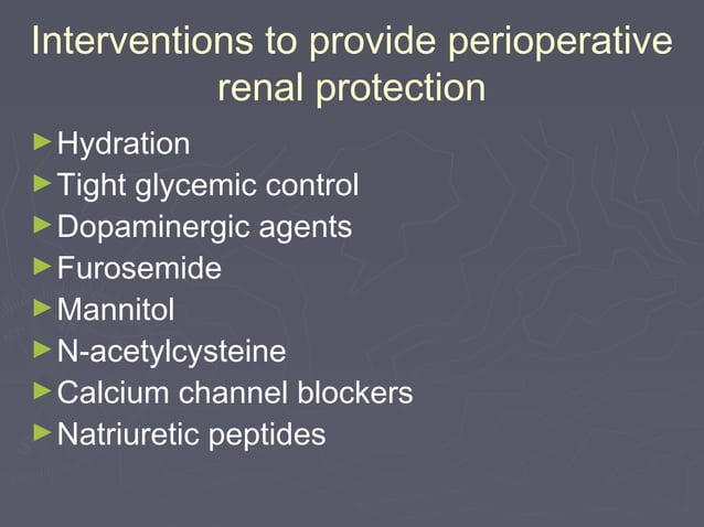 Renal protection during cardiac surgery iii | PPT