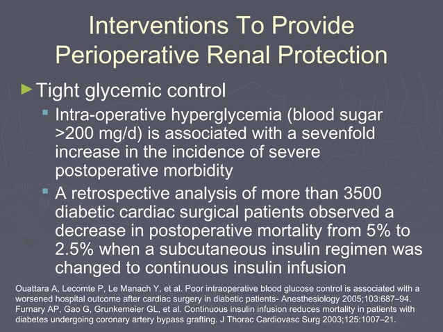 Renal protection during cardiac surgery iii | PPT