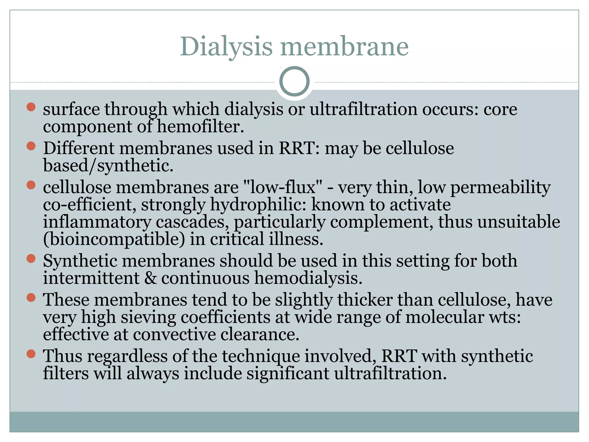 Renal replacement therapy | PPT