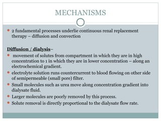 Renal replacement therapy | PPT