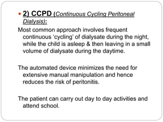 Renal replacement therapy | PPTX