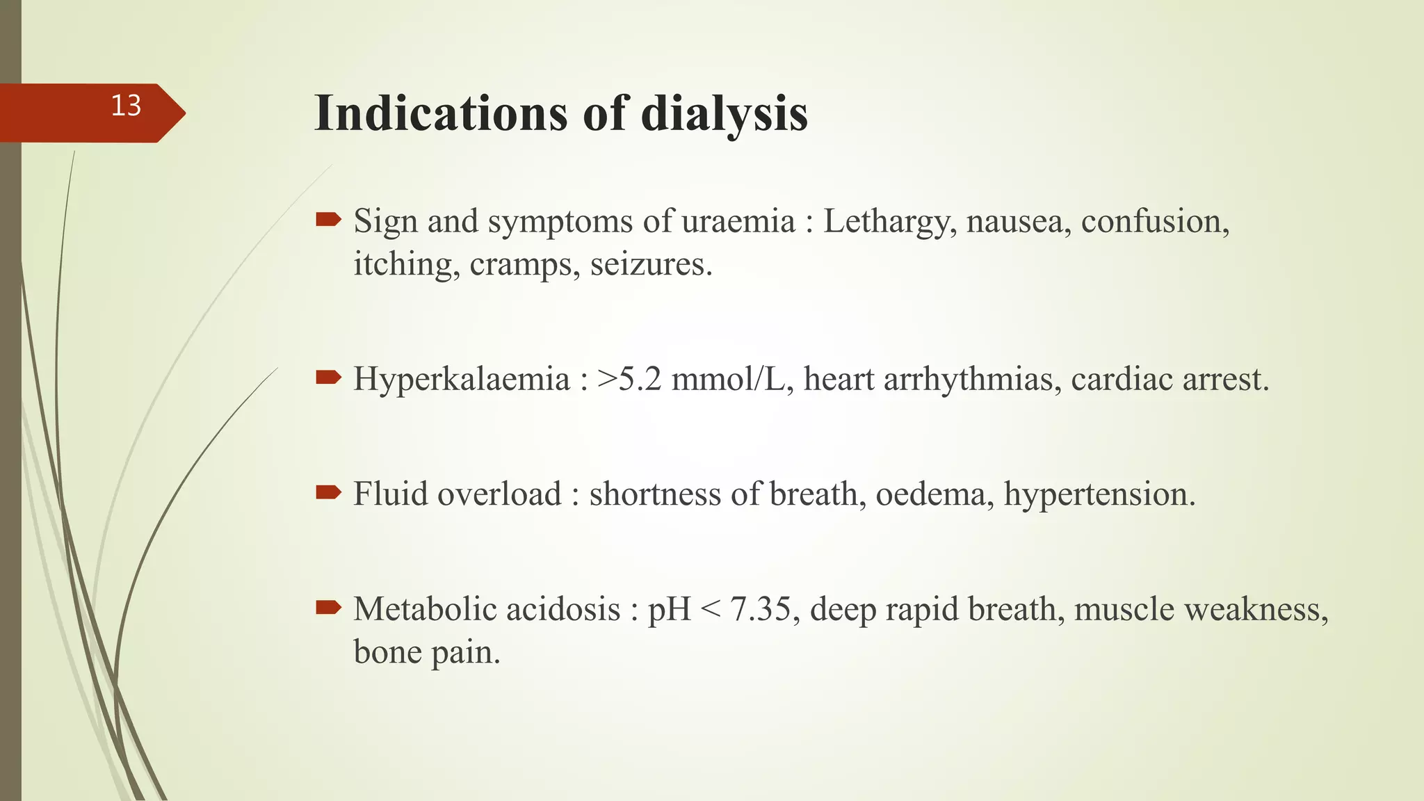 Renal replacement therapy | PPTX