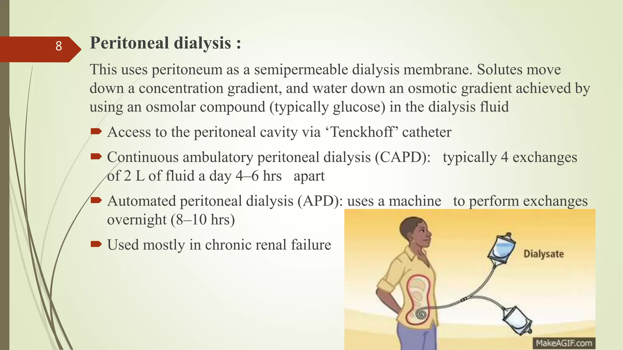 Renal replacement therapy | PPTX