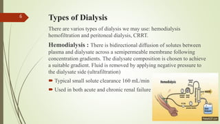 Renal replacement therapy | PPTX