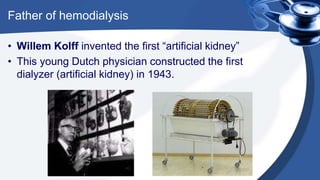 Renal Replacement Therapy for Kidney disease | PPTX