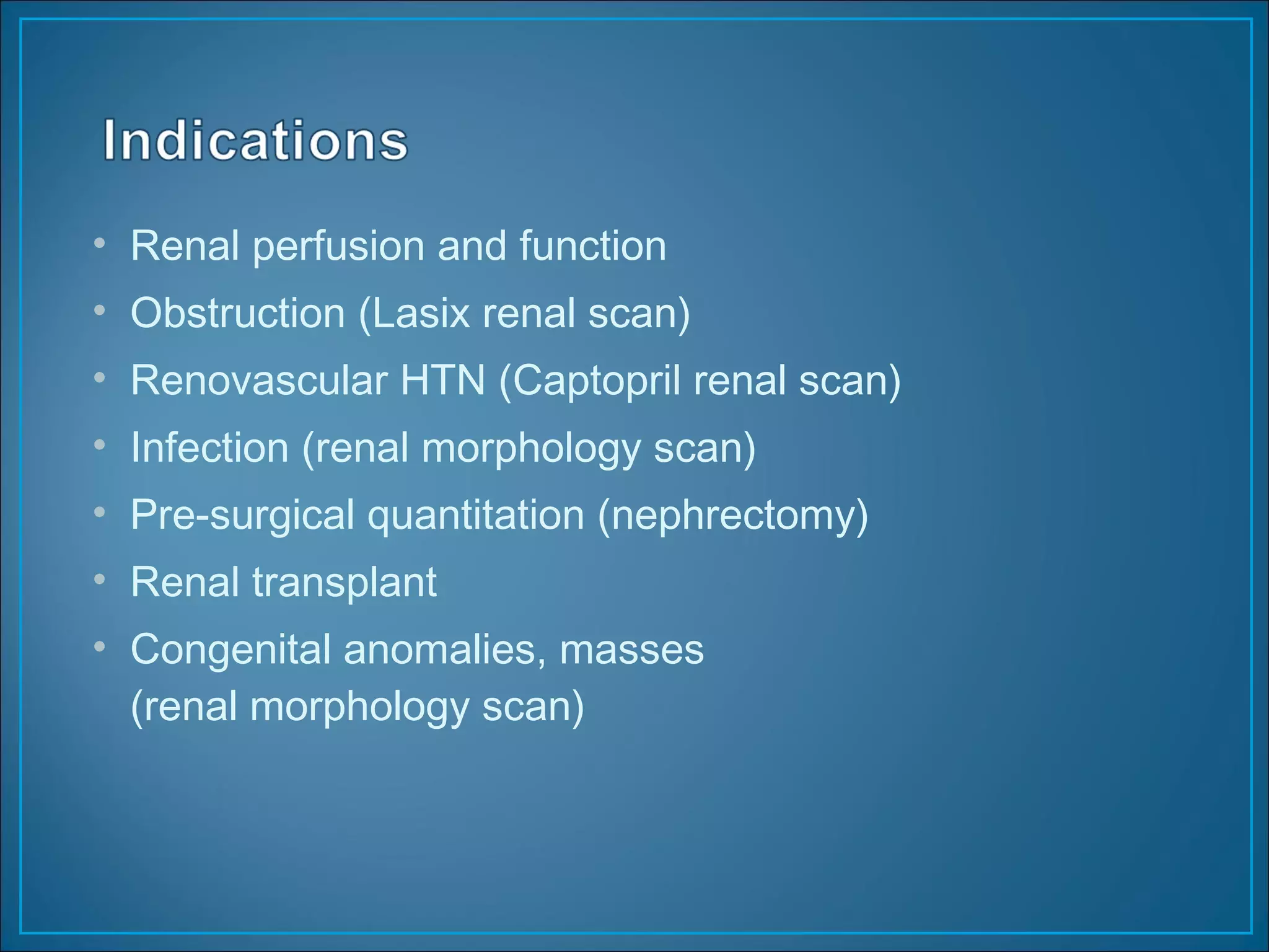 Renal scintigraphy | PPT