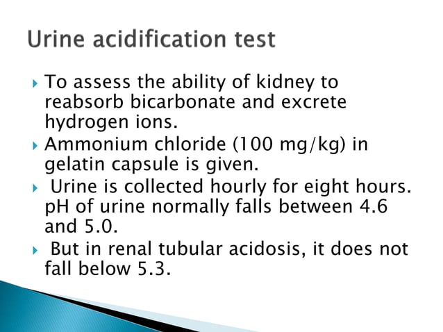 Renal function tests | PPTX | Endocrine and Metabolic Diseases ...