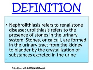Renal stone | PPTX