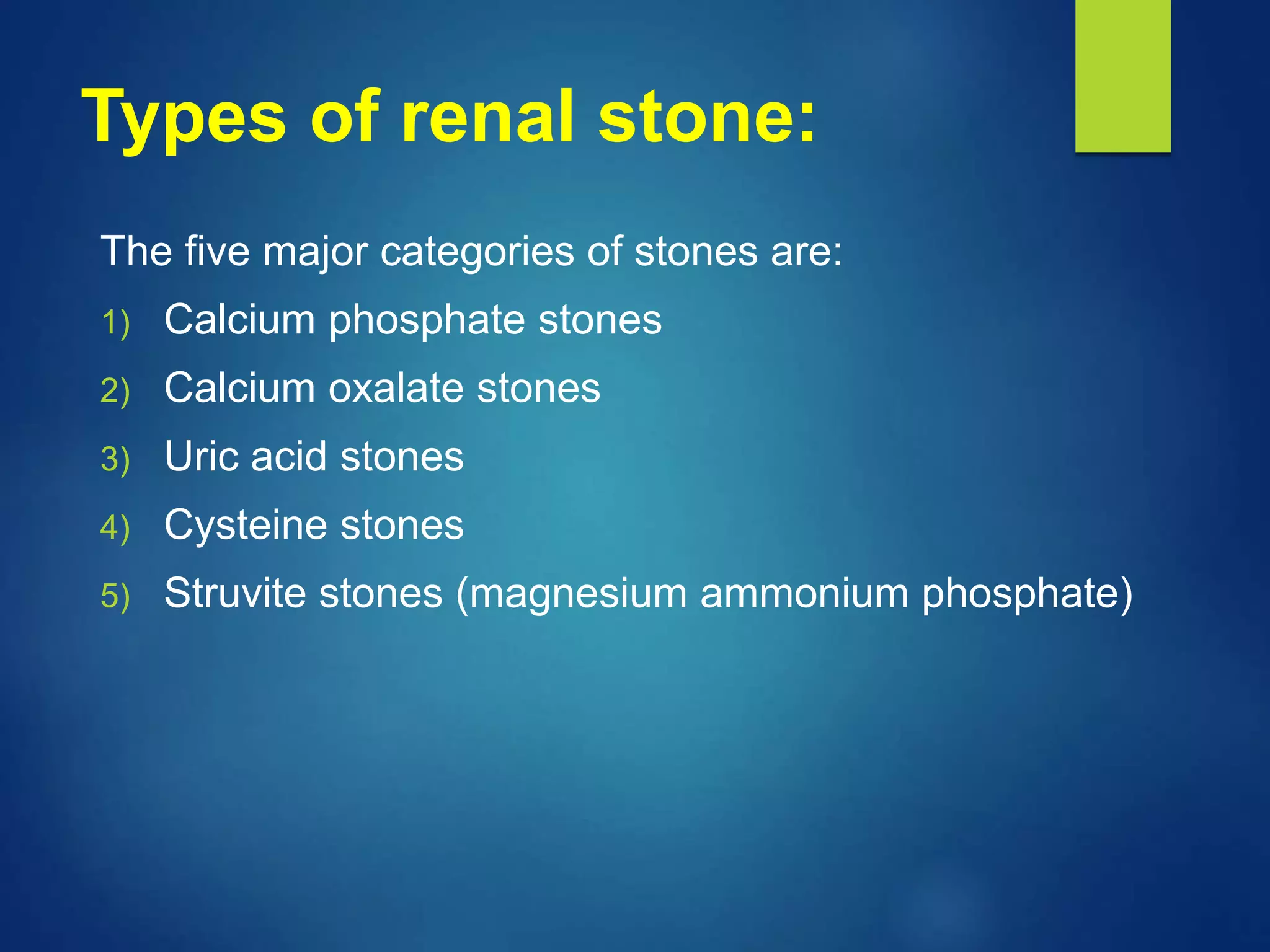 Renal stone | PPTX