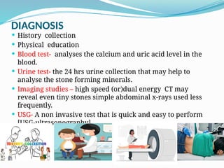 RENAL STONES,Definition types,causes ,risk factor | PPT