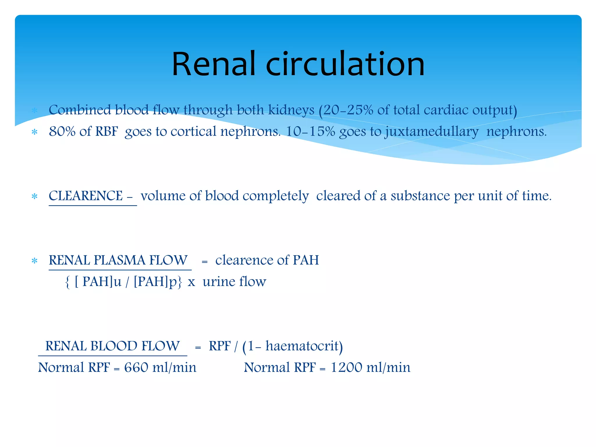 Renal system | PPTX